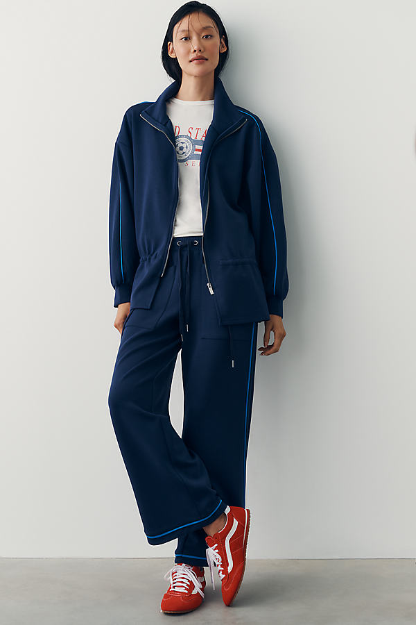 BERNARDO Bernardo Peplum Scuba Jacket